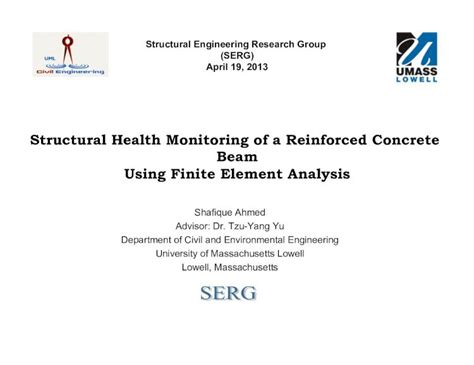 Pdf Structural Health Monitoring Of A Reinforced Concrete Beam · 2013 4 19 · Concrete