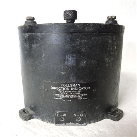 Compass Direction Indicator Kollsman Type 488c 01 615 Poly Plane Com