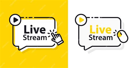 Premium Vector Live Stream Symbol Online Streaming Vector Design