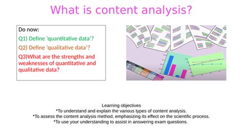What Is Content Analysis With Thematic Analysis A2 Research Methods A Level Psychology Aqa