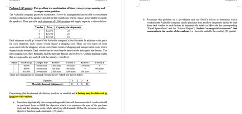 Problem Points This Problem Is A Combination Chegg