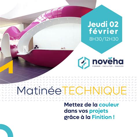 Mettez de la couleur dans vos projets de finition Novéha