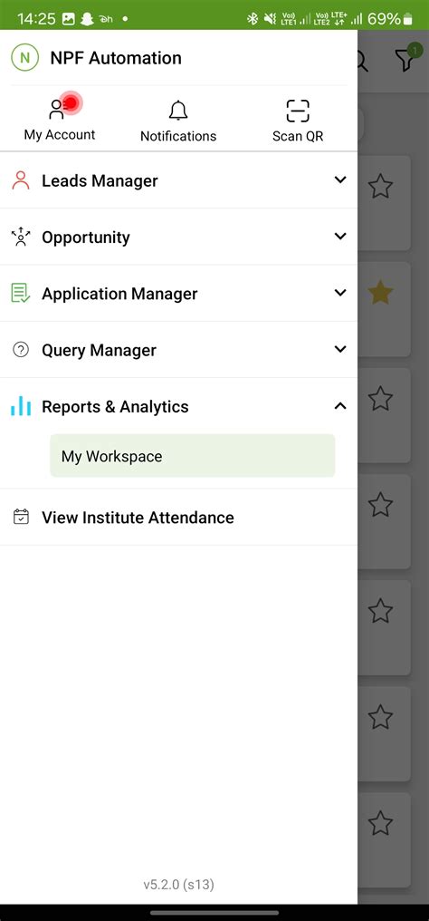 My Workspace Mobile App Meritto