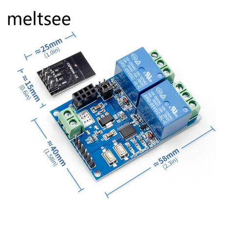 โมดูลสวิตซ์ 5 โวลต์ Esp 8266 Esp 01 2 ช่อง Wifi สําหรับโทรศัพท์มือถือ