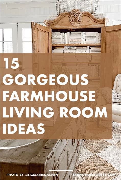15 Gorgeous Farmhouse Living Room Ideas Artofit