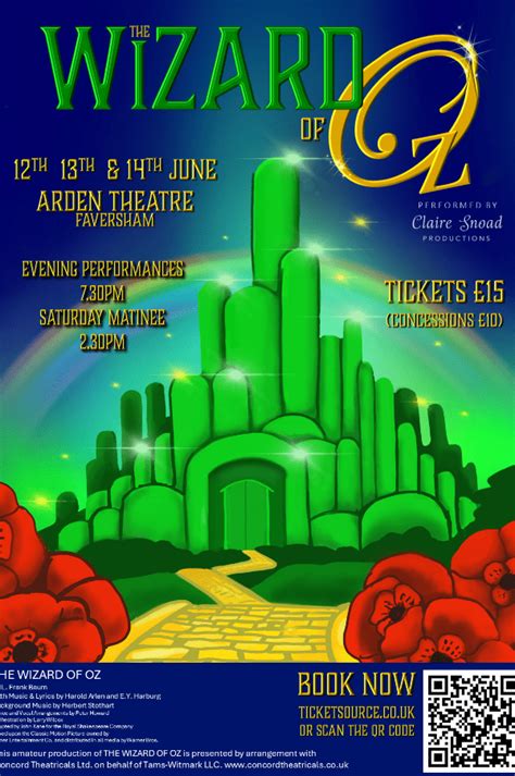 The Wizard Of Oz At The Arden Theatre Faversham Event Tickets From