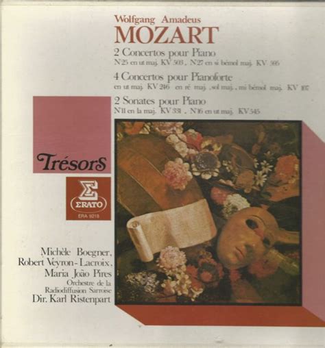 Michèle Boegner Robert Veyron Lacroix Maria JoÃo Pires Piano Orc