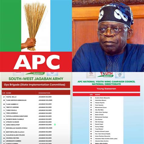 Jagaban Army Young Statesmen Reactions Trail Apc Controversial List