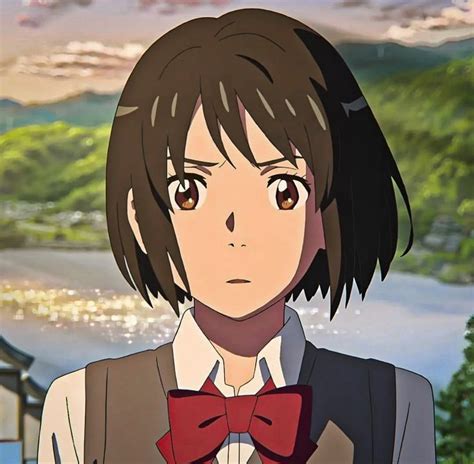 Mitsuha Pfp In Your Name Anime Kimi No Na Wa Anime Romance