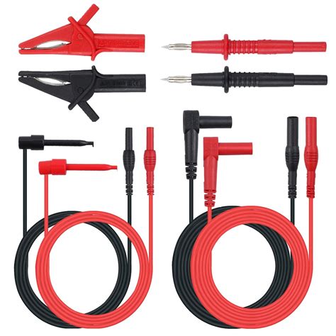 Multimeter Test Leads 8 Pieces Electronic Professional Test Lead Kit