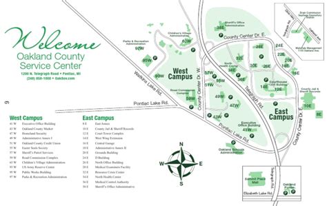 Oakland County Complex Map Pdf Government