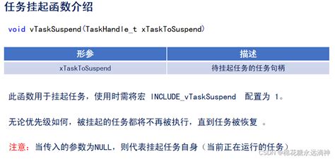 实时操作系统freertos开坑学习笔记： 三）：任务的挂起与恢复、中断管理 vtasksuspend csdn博客