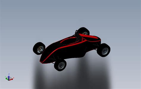 F1赛车solidworks 2010模型图纸免费下载 懒石网