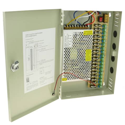 Fuente De Poder Centralizada Canales V Ctronic Security C A