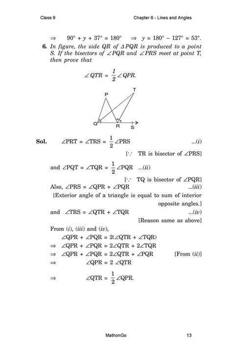 Ncert Solutions For Class 9 Maths Chapter 6 Exercise 63 Mathongo