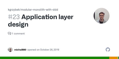 Application Layer Design · Issue 23 · Kgrzybekmodular Monolith With Ddd · Github
