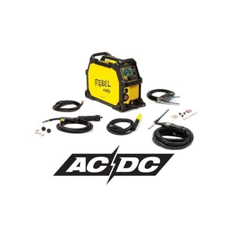 ESAB REBEL EMP 205ic AC DC IMPIANTO MULTIPROCESSO TIG HF