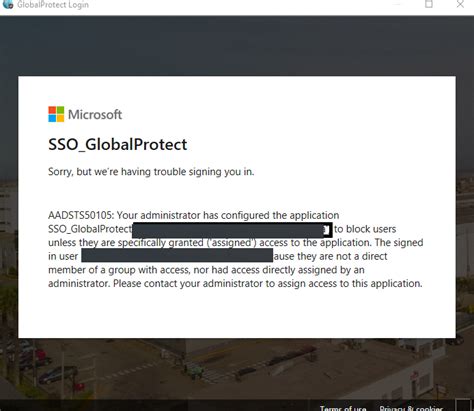 LIVEcommunity Page To Login Global Protect After Connect Not Appear
