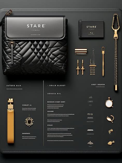 Premium Ai Image Design Of Designer Wallet Packaging With A Charcoal