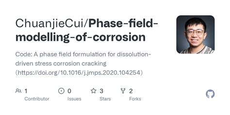 Github Chuanjiecui Phase Field Modelling Of Corrosion Code A Phase Field Formulation For