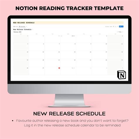 Notion Reading Tracker Notion Template Digital Reading Journal