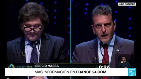 Argentina Decisivo Cara A Cara Entre Sergio Massa Y Javier Milei