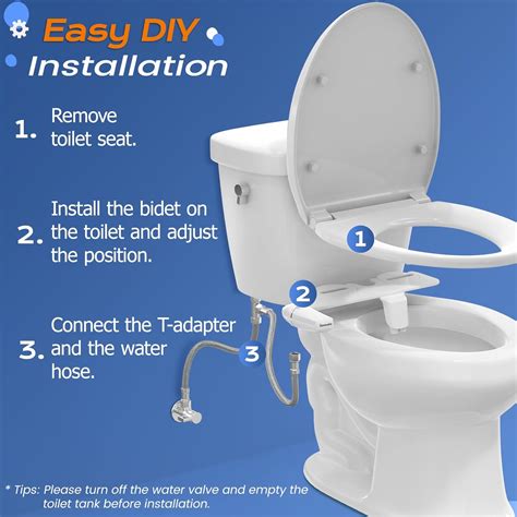Samodra Ultra Slim Bidet Attachment Dual Nozzle Hygienic Bidets