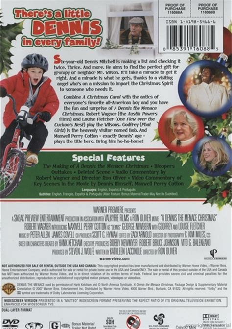 Dennis The Menace Christmas A Dvd 2007 Dvd Empire