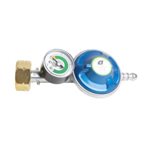 Butane Screw On Regulator With Gauge
