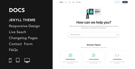 Documentation Website Templates Themeforest