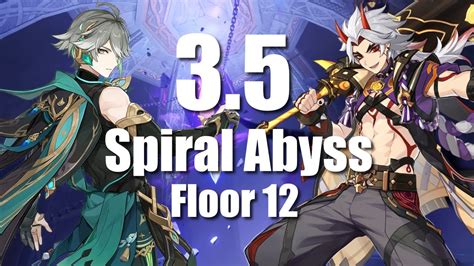 Abs Vs Abyss Alhaitham And Itto 35 Spiral Abyss Floor 12 Genshin