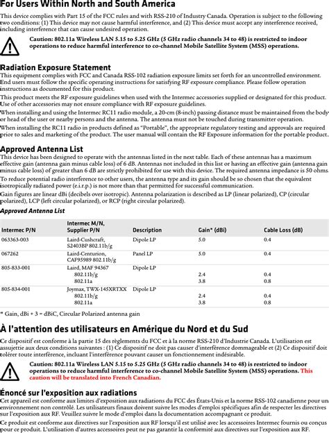 Intermec Technologies Rc Rc User Manual