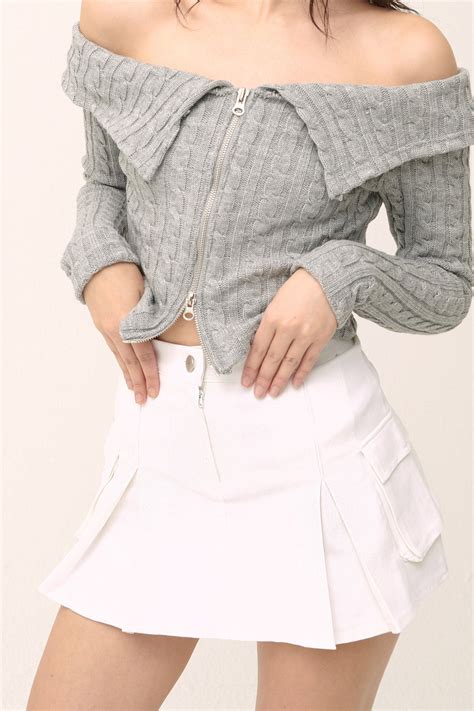 Mia Cargo Mini Skort Womens Skorts Storets