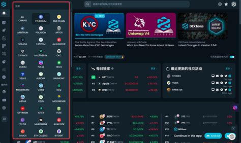 【币圈必备工具——百倍币猎手dextools】 所有人都在寻找百倍币，但找到之前，需要挖掘至少几百个潜力币 有一个工具 ，能实时监控新上线币种