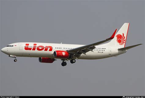 PK LJR Lion Air Boeing 737 8GP WL Photo By Fuhan ID 341810