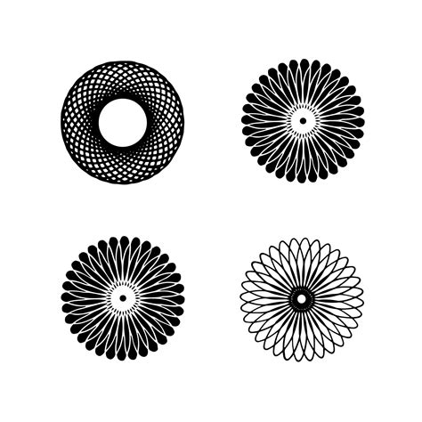 Set Of Different Linear Form Inspired By Brutalism Collection Strange