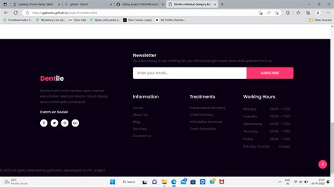 Github Gaibusha Project Here I Created A Health Website To The