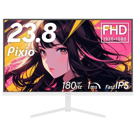 Pixio、180hz駆動の238インチゲーミングモニター「px248 Prime Plus」を発売開始。ホワイトカラーのhdmiケーブルも