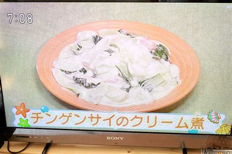 チンゲンサイのクリーム煮 キッチン戦隊クックルン料理レシピ まとめ