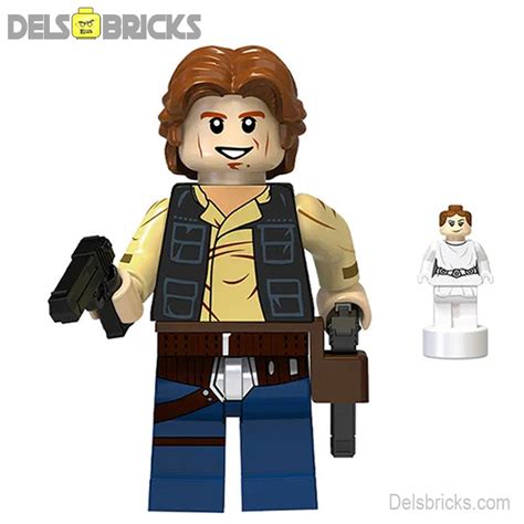 Han Solo With Blaster Lego Star Wars Minifigures