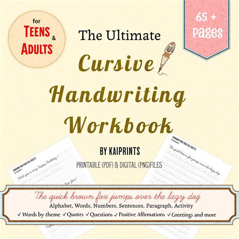 Printable Neat Handwriting Practice Sheets For Adults And Teens Pdf