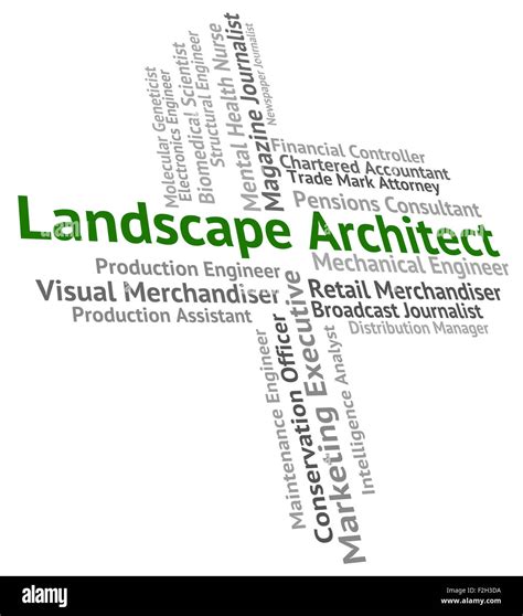 Landscape Architect Representing Building Consultant And Panorama Stock