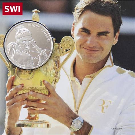 スイス連邦造幣局が23日、男子テニスのロジャー・フェデラー選手の記念 Swissinfoch スイスインフォ