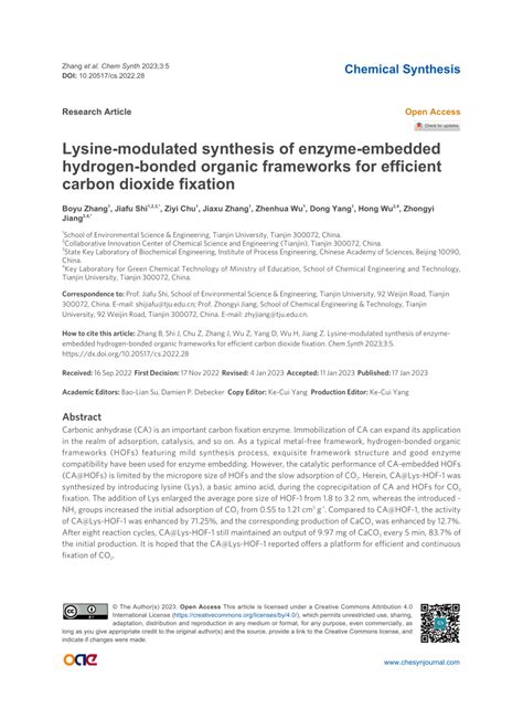 PDF Lysine Modulated Synthesis Of Enzyme Embedded Hydrogen Bonded