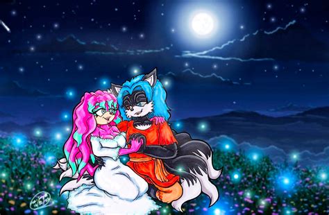 Commission Stargazing Lovers By Mel Sky On Deviantart