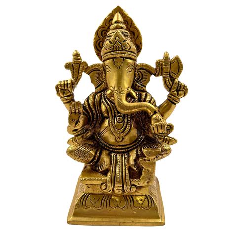 Divine Brass Vinayaka Statue And Ganesha Idol For Home Décor