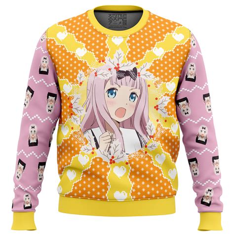 Chika Fujiwara Kaguya Sama Love Is War Ugly Christmas Sweater