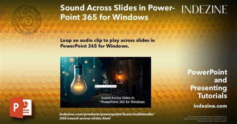 Sound Across Slides In PowerPoint For Windows