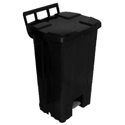 Lixeira Preta 100 Litros Com Pedal E Tampa Jsn Limpeza