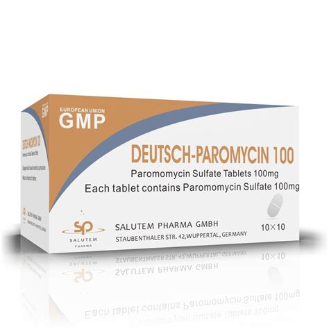 China High Quality Good Price Oem Contract Manufacturing Paromomycin Tablets China Paromomycin